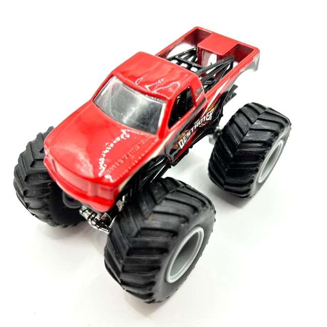 MONSTER JAM THE Destroyer Red Monster Truck 1:64 Hot Wheels EUR 13,48 ...