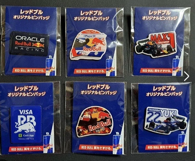 RED BULL RACING F1 Pins 2025 Japan complete set Helmet Logo ORACLE ...