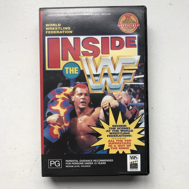 INSIDE THE WWF VHS Coliseum VIDEO 1994 Bret Hart WWE RARE Big Box £37.70 - PicClick UK