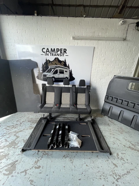 FORD TRANSIT CUSTOM rear Bench seats and bulk head Crew Cab Kit ...