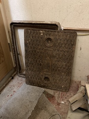 CAST IRON INSPECTION Chamber (manhole) Cover And Frame £8.50 - PicClick UK