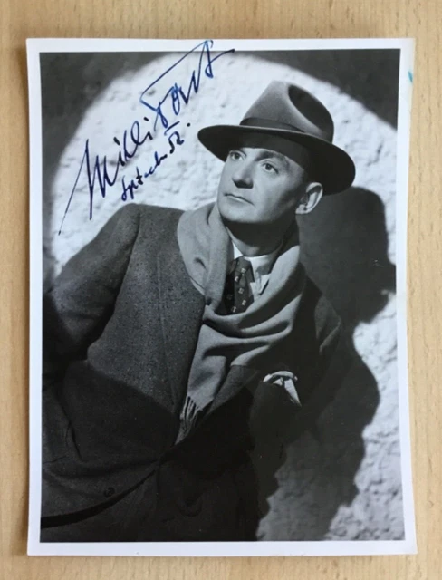 WILLI FORST (ORIGINAL-AUTOGRAMM auf kleinem Pressefoto '52) EUR 10,00 ...