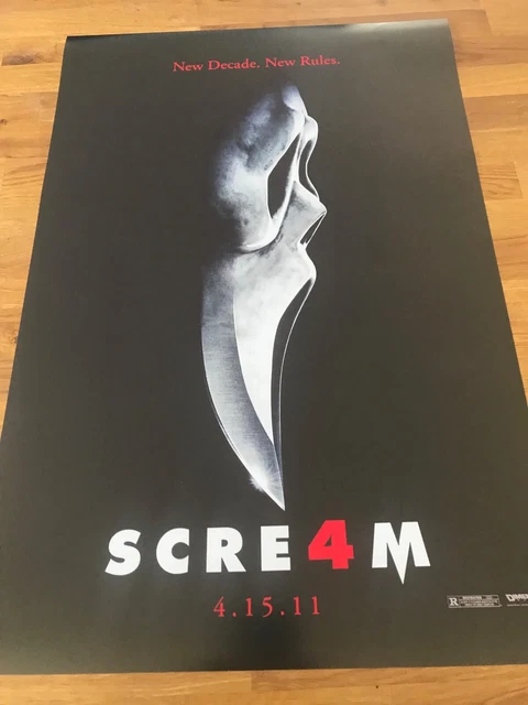 MOVIE POSTER SCREAM 4 size A2 420mm x 594mm EUR 4,67 - PicClick IT