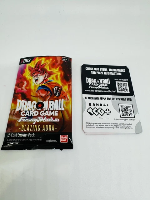 DRAGON BALL FUSION World Blazing Aura FB02 (25x) Online Code Cards Unused $24.95 - PicClick AU