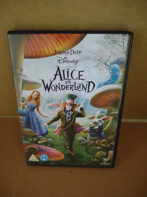 ALICE IN WONDERLAND (Johnny Depp) DVD (Certificate PG) £0.99 - PicClick UK