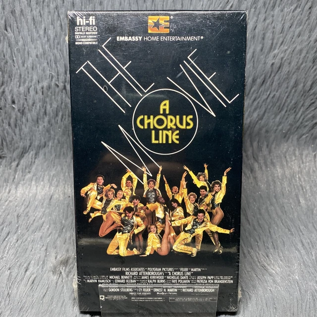 A CHORUS LINE VHS 1987 Embassy Michael Douglas Attenborough Sealed ...
