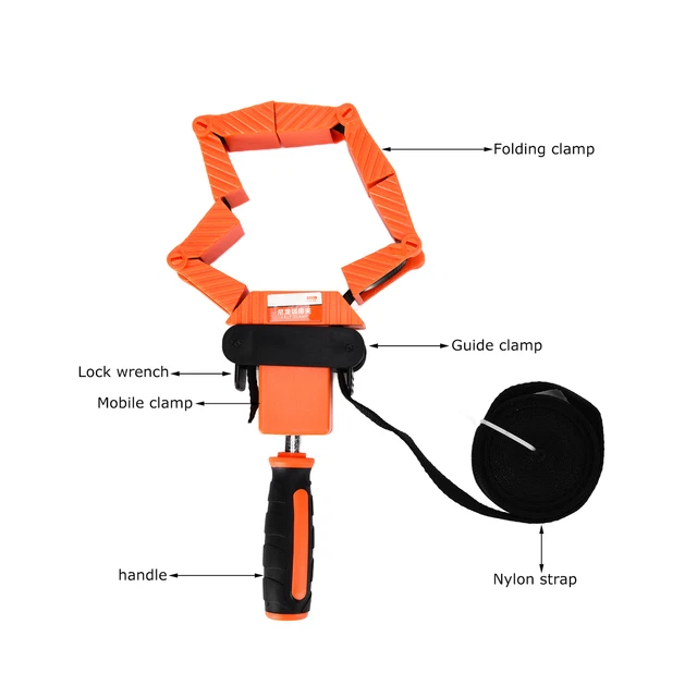 BAND CLAMP 4M Frame Clamp 35°305° Wood Corner Clamp Compact Angle ...