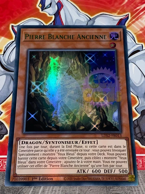 CARTE YU GI OH PIERRE BLANCHE ANCIENNE LDS2-FR013 TITRE VERT EUR 8,00 - PicClick IT