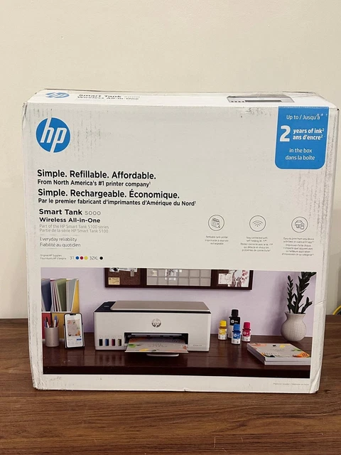 HP SMART TANK 5000 Wireless All-in-One Ink Tank Printer BRAND NEW - Ink ...