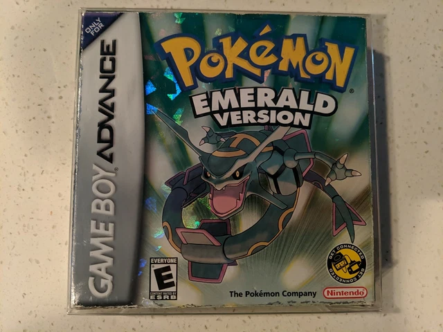 POKEMON EMERALD (NINTENDO Game Boy Advance) Authentic Box ONLY GBA ...