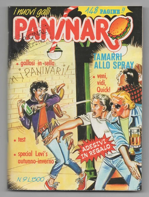 IL PANINARO N.9 TAMARRI ALLO SPRAY foto paninari di verona 1986 quick ...