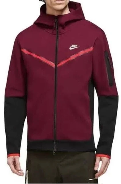 NIKE TECH FLEECE Full Zip Hoodie Multicolor Hooded New Rare Men’s Size ...