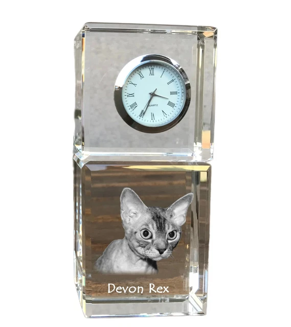 DEVON REX MONTRE En Cristal Avec Chat Art-Chien EUR 96,80 - PicClick FR