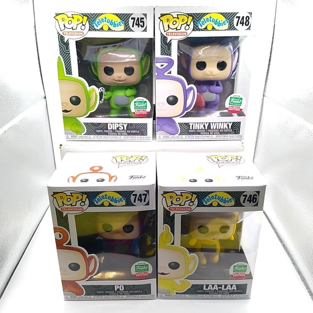 FUNKO POP! TELETUBBIES Complete Set - Tinky Winky, Po, Dipsy, Laa-Laa ...