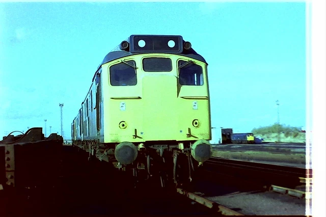 35MM RAILWAY COLOUR Negative Class 25 034 at Millerhill depot ...