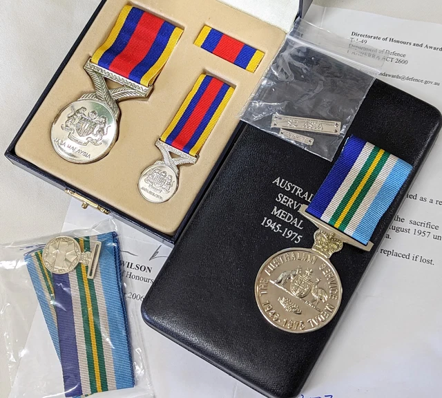 1960'S MALAYAN EMERGENCY Royal Australian Air Force Medals RAAF $522.45 ...