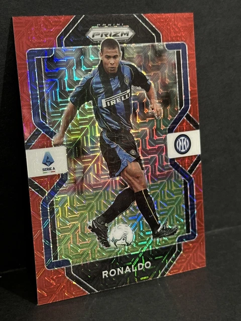 2022-23 PANINI CHRONICLES Prizm Serie A Inter Milan R9 Ronaldo Red Mojo ...