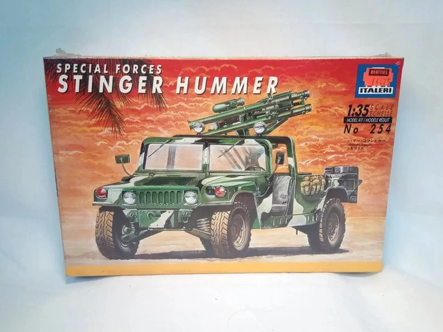 ITALERI 1/35 SPECIAL Forces Stinger Hummer Scale Model Kit NEW (254 ...