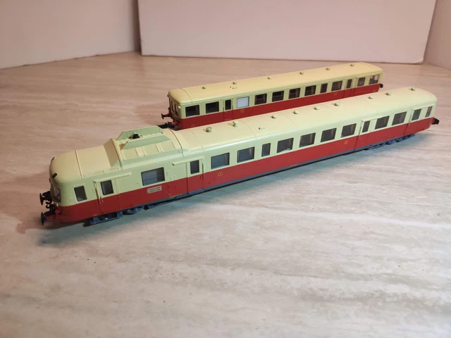 AUTORAIL SNCF X ABD 2863 et remorque X ABD 7549 ROCO ref 43009 EUR 82 ...