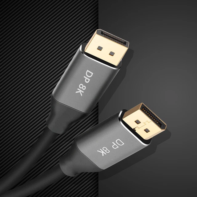 DP1.4 MALE TO Male Kabel Displayport Computer Monitor Verbindungskabel ...