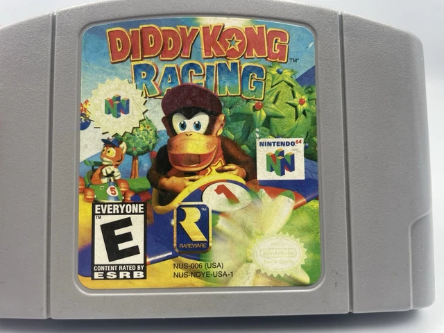 DIDDY KONG RACING (N64 Nintendo 64) Authentic Cartridge Only - Tested ...