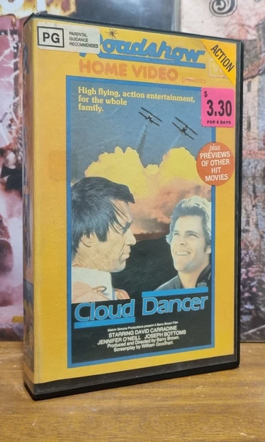 CLOUD DANCER (1980) ROADSHOW Adventure Drama VHS David Carradine $10.00 - PicClick AU
