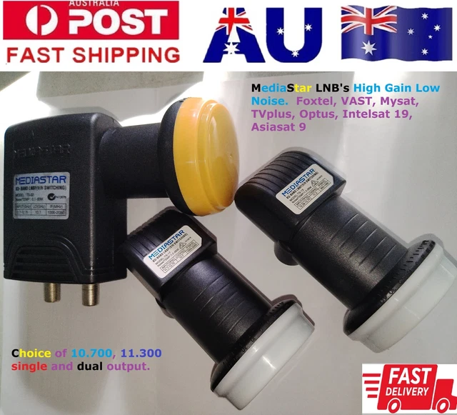 SATELLITE DISH LNB 's Ku Band High Gain for Australia's VAST, Fox ...