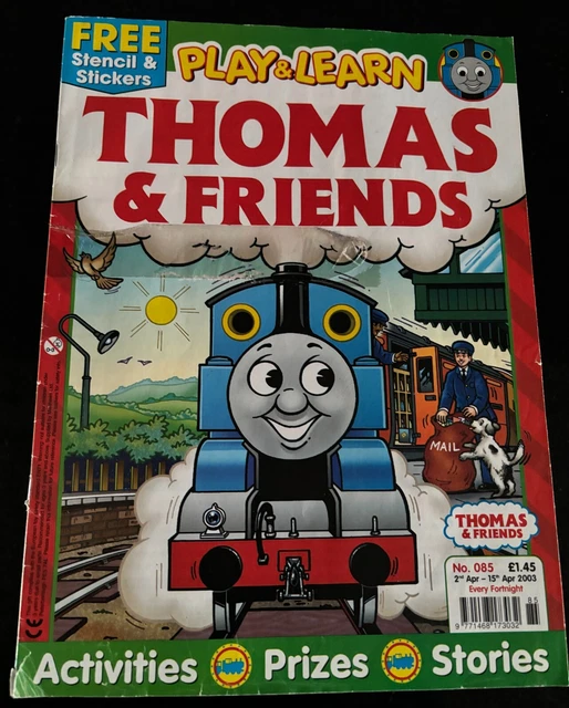 THOMAS AND FRIENDS Play & Learn Magazine Issue 85 from April 2003 £2.80 ...