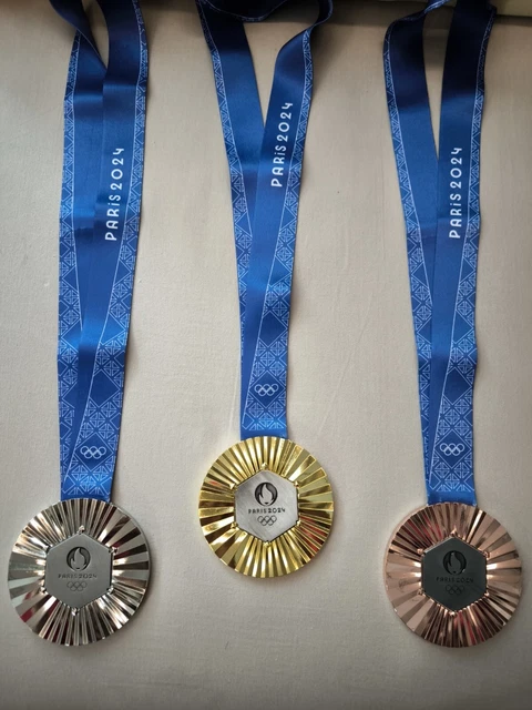 2024 SUMMER OLYMPICS Games Olympic Medal Paris Gold,Silver & Bronze ...