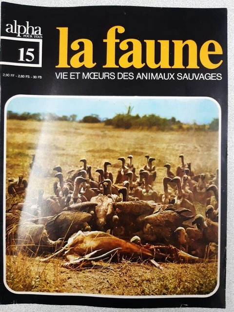 REVUE ALPHA POUR tous - La faune n° 15 | Bon état EUR 3,00 - PicClick FR