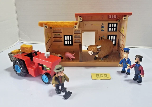 POSTMAN PAT ALF Thompson, Shed, Tractor, Pat, Ted, Daisy, Sheep, & Pig ...