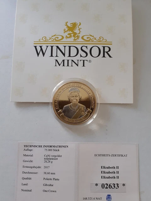 HOUSE OF WINDSOR 100Th Anniversary 2017 ~ One Crown Coin ~ 24.99P No ...