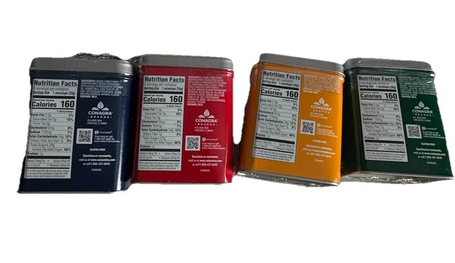 EIGHT CANS OF SWISS MISS- EMPTY CARAMEL HOT COCOA MIX TINS £37.25 ...