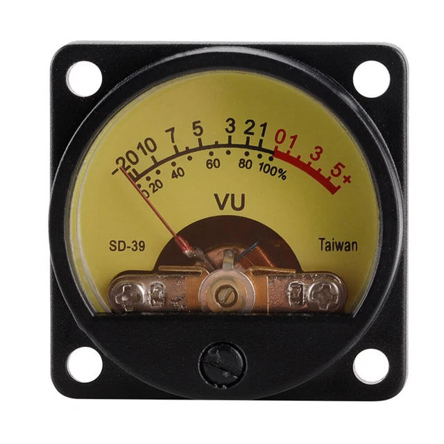 SD-39 POWER AMPLIFIER Audio Level Meter Analog 35mm VU DB Meter for ...