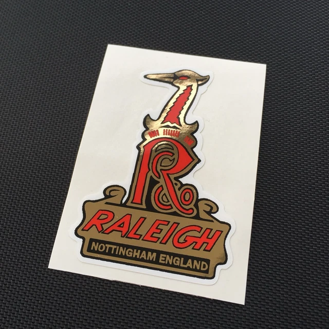 RALEIGH BURNER BMX Team Aero Pro Head badge decals £6.96 - PicClick UK