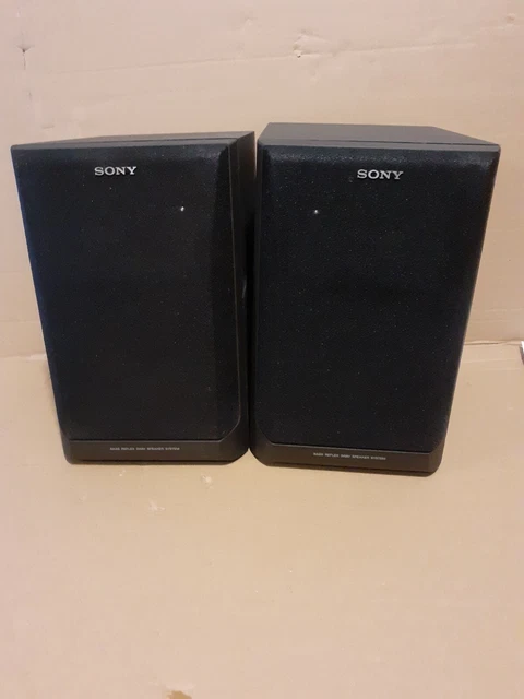 SONY SS-H1600 SPEAKERS - Bass Reflex 3Way - Pair £19.99 - PicClick UK