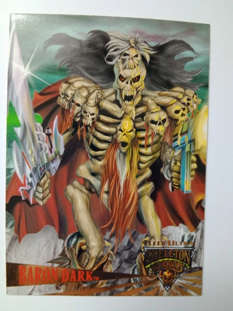 1995 FLEER ULTRA Skeleton Warriors Premiere Edition Baron Dark EUR 2,23 ...