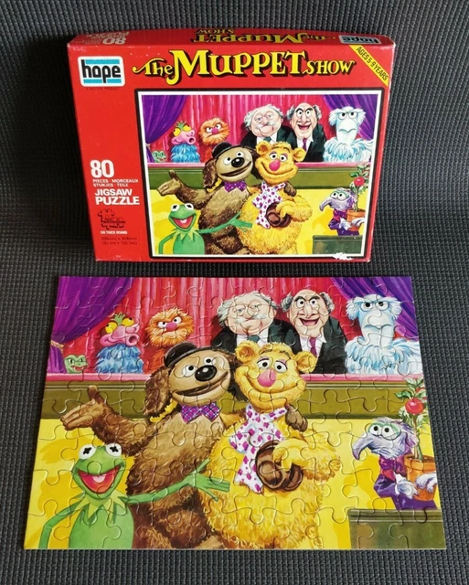 VINTAGE 1976 JIM Henson's THE MUPPET SHOW 80 Piece Jigsaw Puzzle Great ...