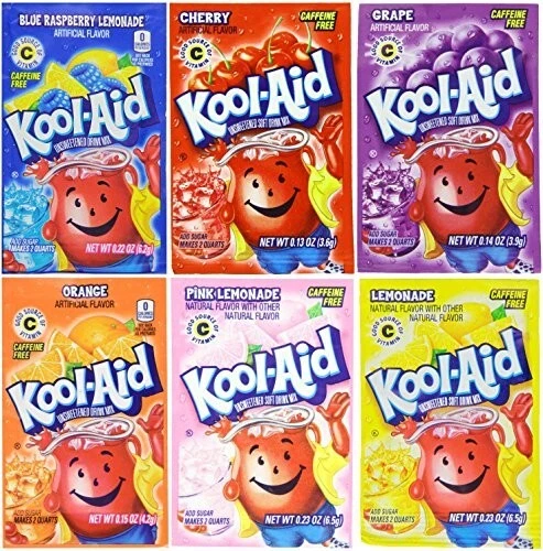 KOOL-AID DRINK MIX, 8 Flavors Variety Pack, 48 Packets $49.98 - PicClick CA