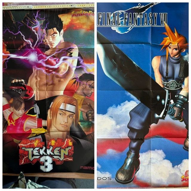 DOPPELSEITIGES POSTER TEKKEN 3 Final Fantasy VII aus Screen Fun Play ...