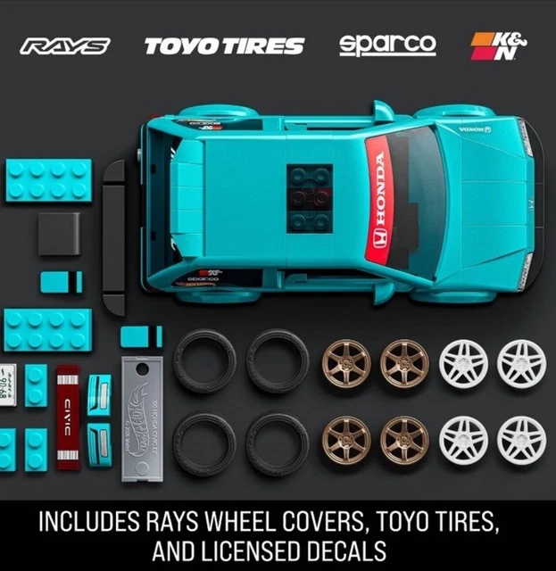 MATTEL BRICK SHOP Hot Wheels Speed Series Custom '90 Honda Civic SHIPS ...