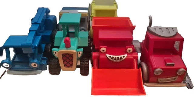 BOB THE BUILDER Vehicles x6 Bundle Lofty Muck Travis Bristle Packer ...