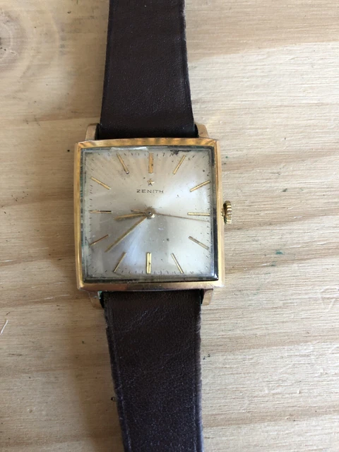 MONTRE ZENITH VINTAGE Watch Respirator JFK Movado Longines Breitling ...