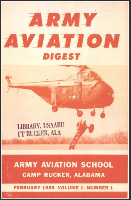 ARMY AVIATION DIGEST 419 Historical Issue Collection On USB Flash Drive ...