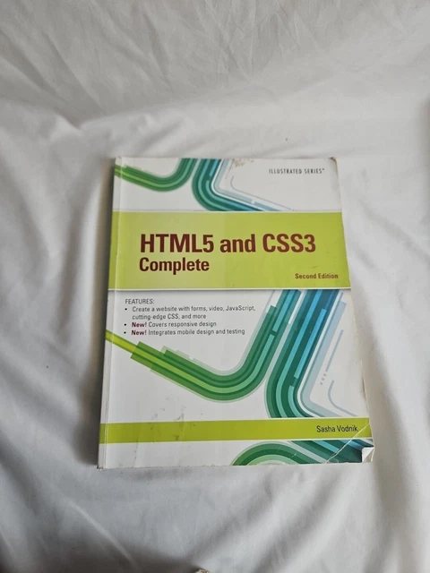 HTML5 AND CSS3, Illustrated Complete - Paperback By Vodnik, Sasha ...