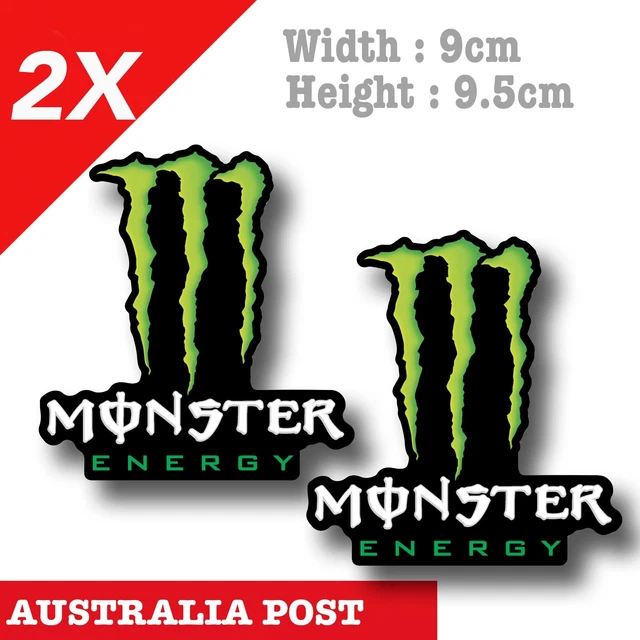 MONSTER ENERGY DRINK Logo Truck , Toolbox , Fridge , Bar x2 Sticker $7. ...
