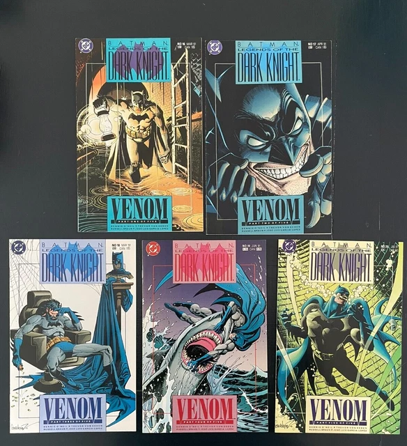 LEGENDS OF THE Dark Knight 16-20 ! Venom Story Line !!! Première ...