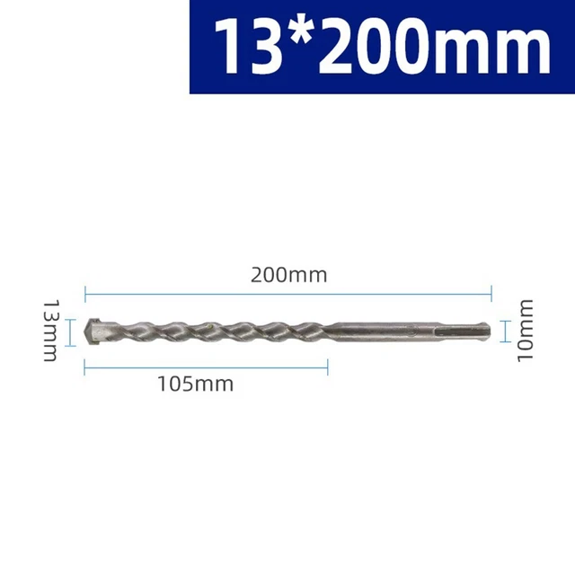 PREMIUM PRECISION 200MM Carbide Steel Impact Drill Bit For Masonry And ...