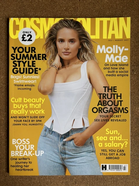 COSMOPOLITAN UK MAGAZINE Molly-Mae Hague July/August 2021 British Teen ...