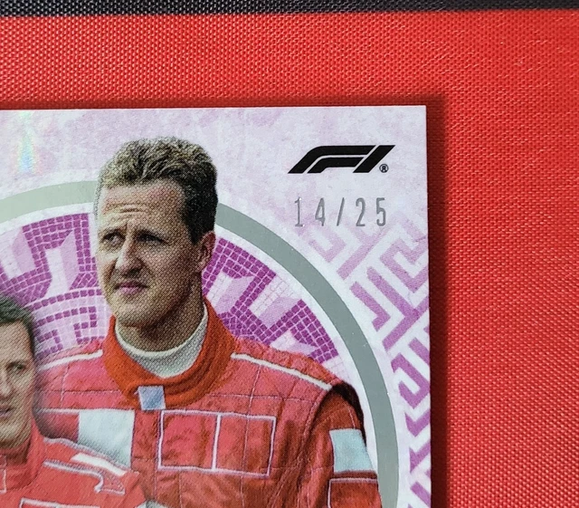 TOPPS F1 ECCELLENZA 2024 Michael Schumacher Supremo Purple Card /25 £69 ...